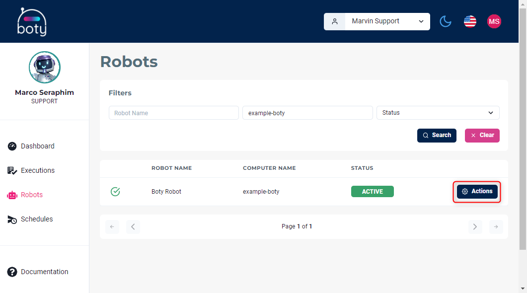 Running Scripts - Marvin Developer Guide
